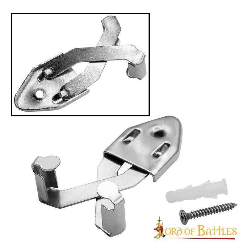 Handmade accessory display for fully functional steel sword hanger ...