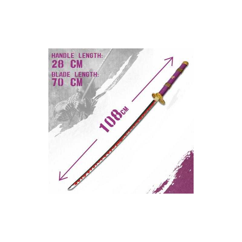 ONE PIECE - ODEN'S ENMA SWORD, PURPLE, HANDFORGED Details:Total len...